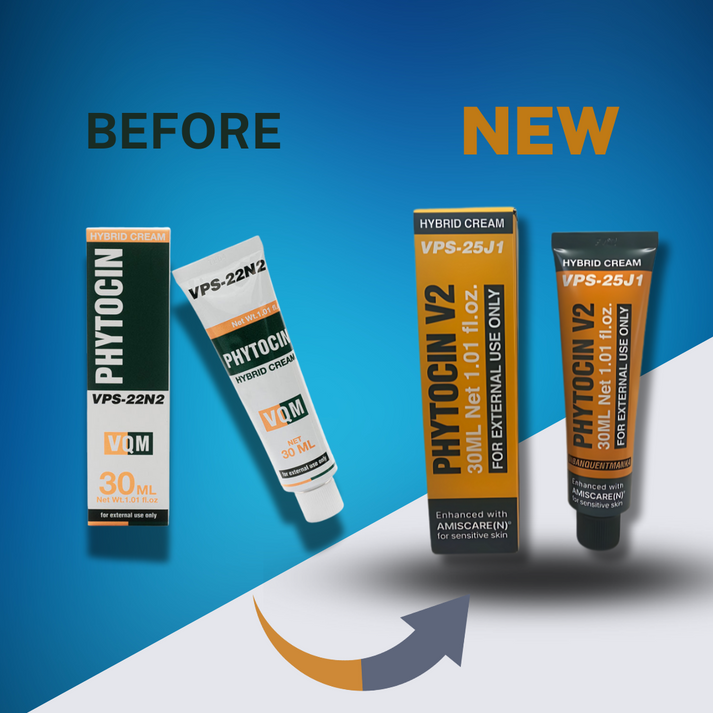 VQM Phytocin V2 Hybrid Cream 30ml 파이토신 재생 크림 NEW – COSMOGANGNAM